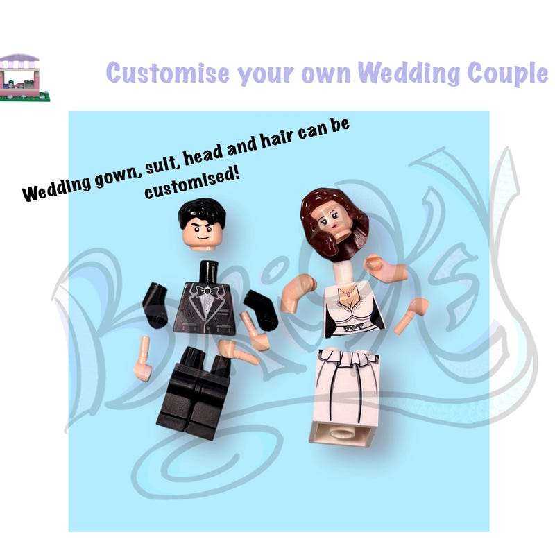 Wedding Legos Minifigs - Etsy