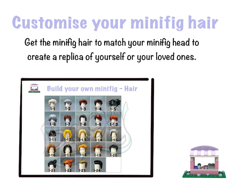 2x Body to Showcase OOTD - Build Your Own Minifig - Etsy