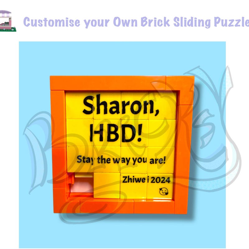 Sliding Tile Puzzle - Etsy