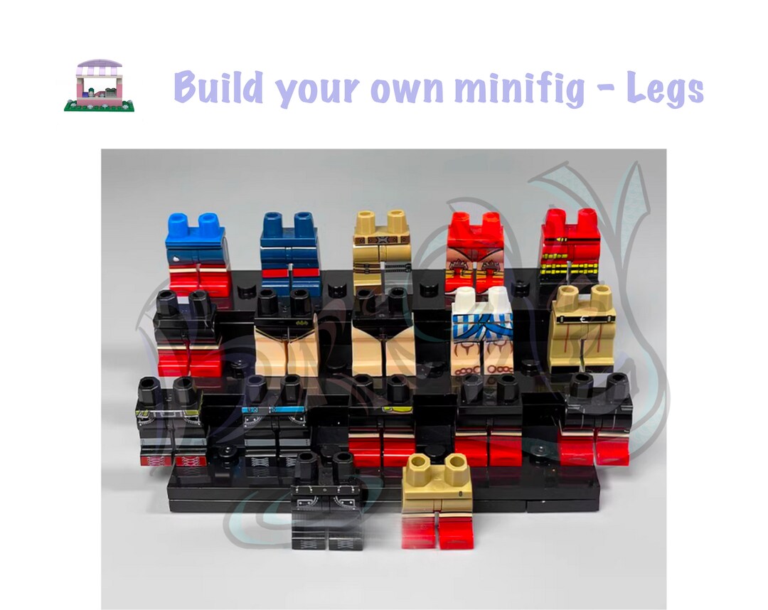 2x Legs to Showcase OOTD - Build Your Own Minifig - Etsy