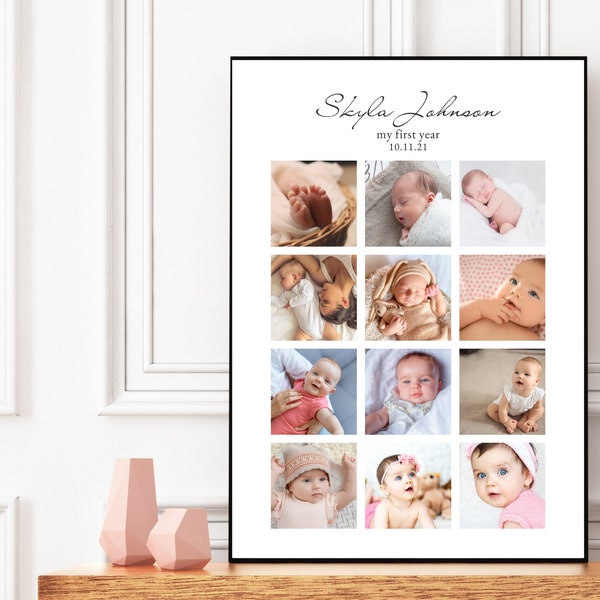 Baby Photo Collage - Etsy