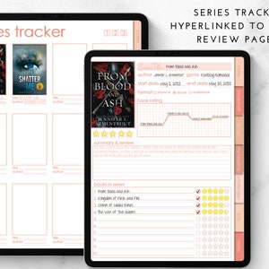 Digital Reading Journal & Planner: Book Tracker, Goodnotes Book Journal ...