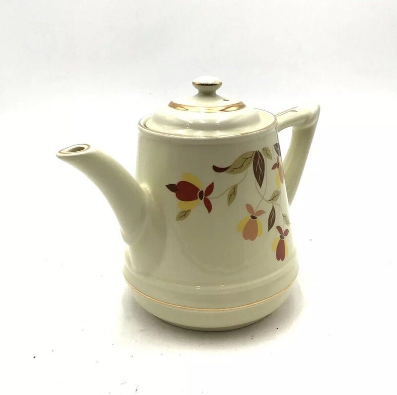 Hall Art Pottery Limited Edition Autumn Leaf Musical Teapot With Lid - Etsy