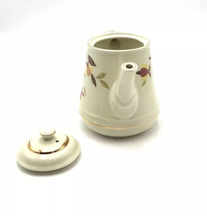 Hall Art Pottery Limited Edition Autumn Leaf Musical Teapot With Lid - Etsy