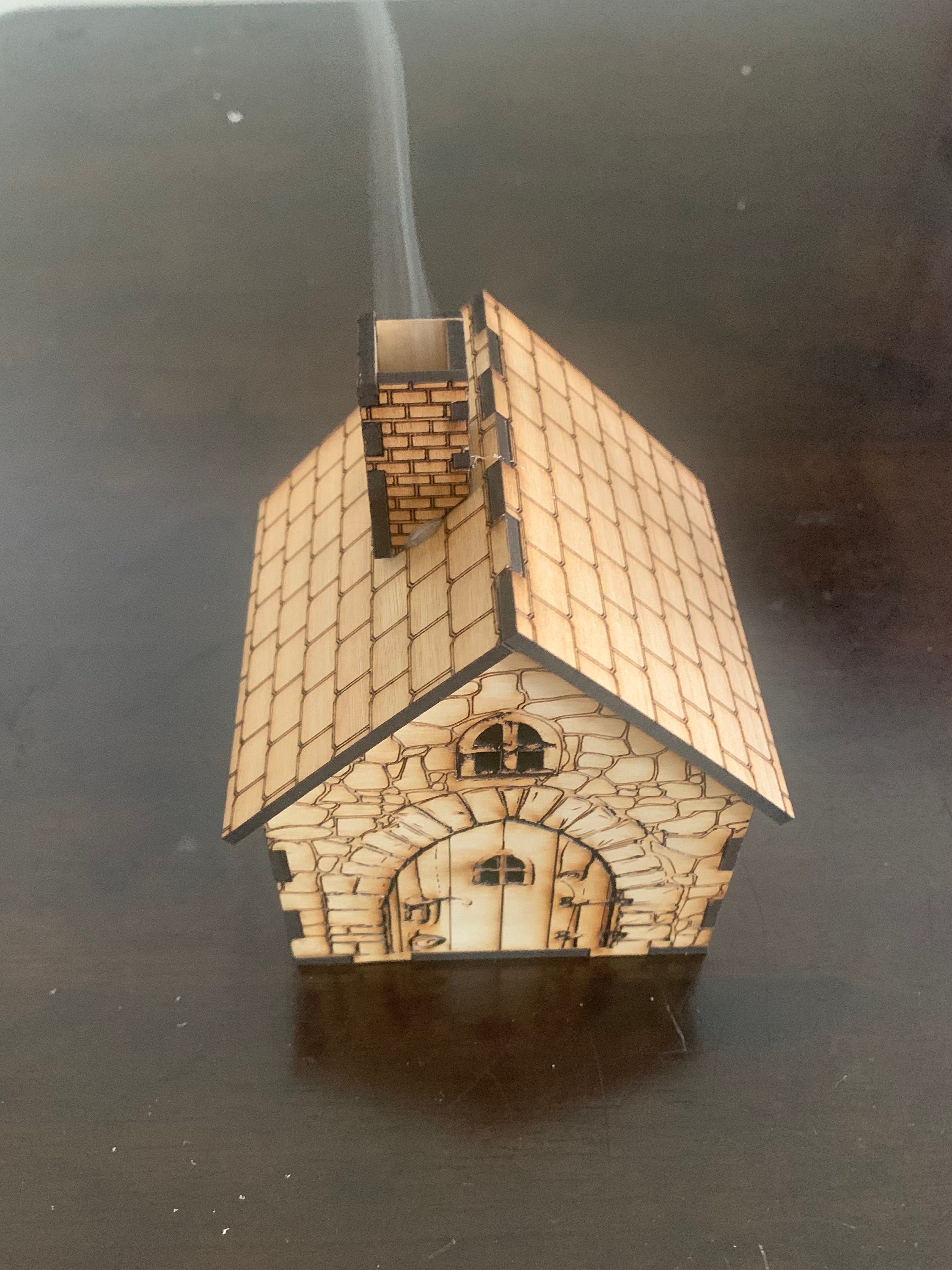Mini House Incense Burner/ Box Glowforge SVG File & PDF - Etsy