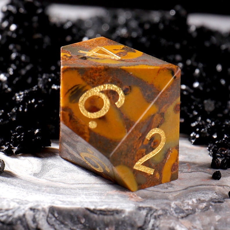 Insect Fossil Gemstone Dice Set RPG Role Playing Game Stone - Etsy