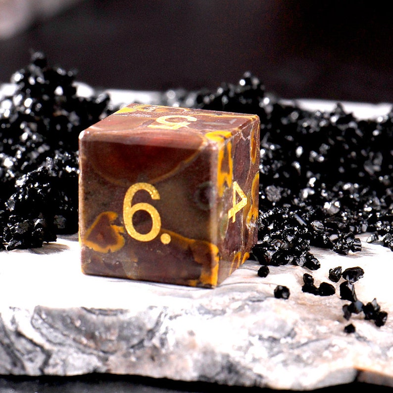 Insect Fossil Gemstone Dice Set RPG Role Playing Game Stone - Etsy