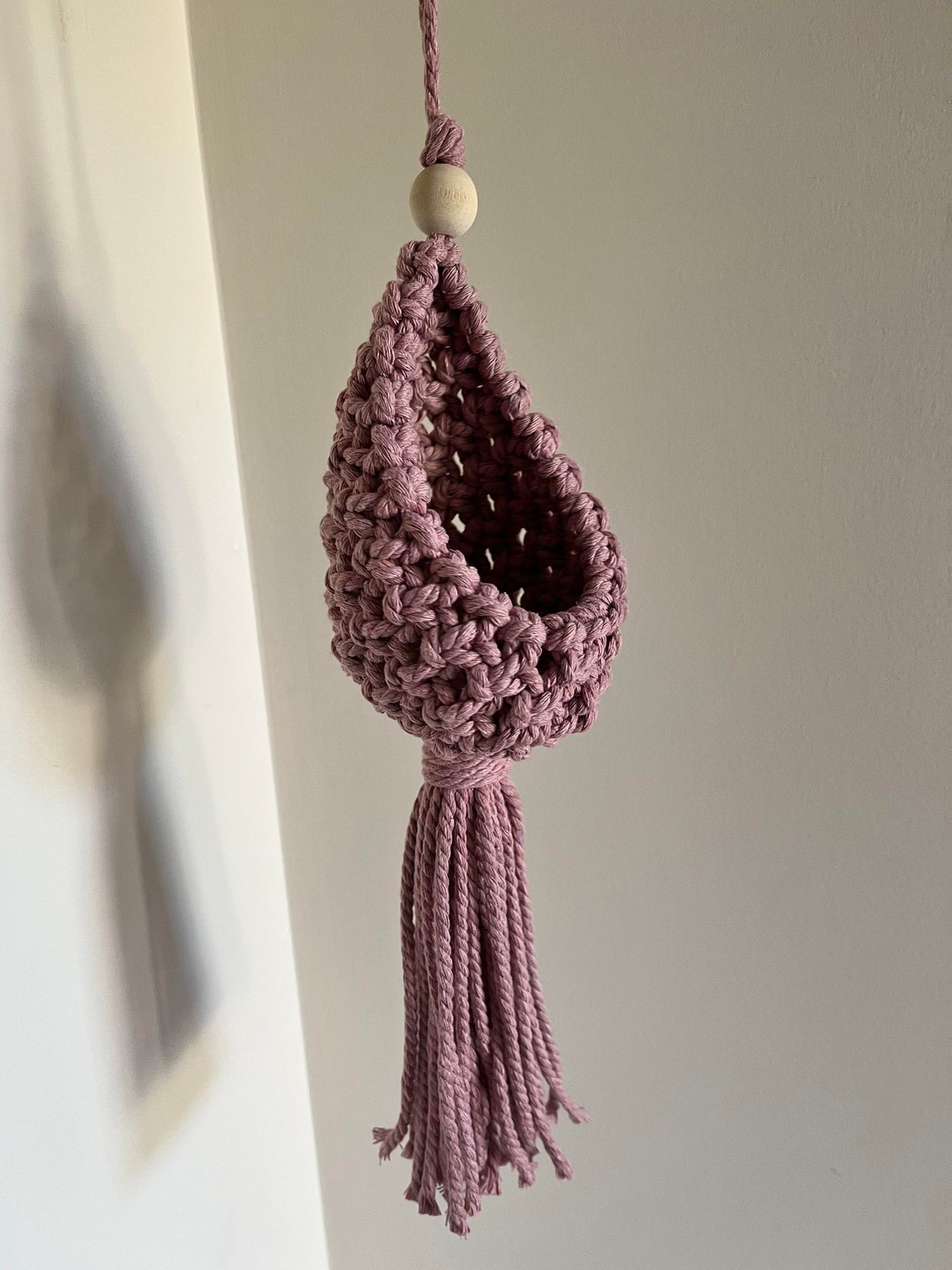 Macrame Pod / Macrame Planter Pod / Macrame Plant Hanger / - Etsy