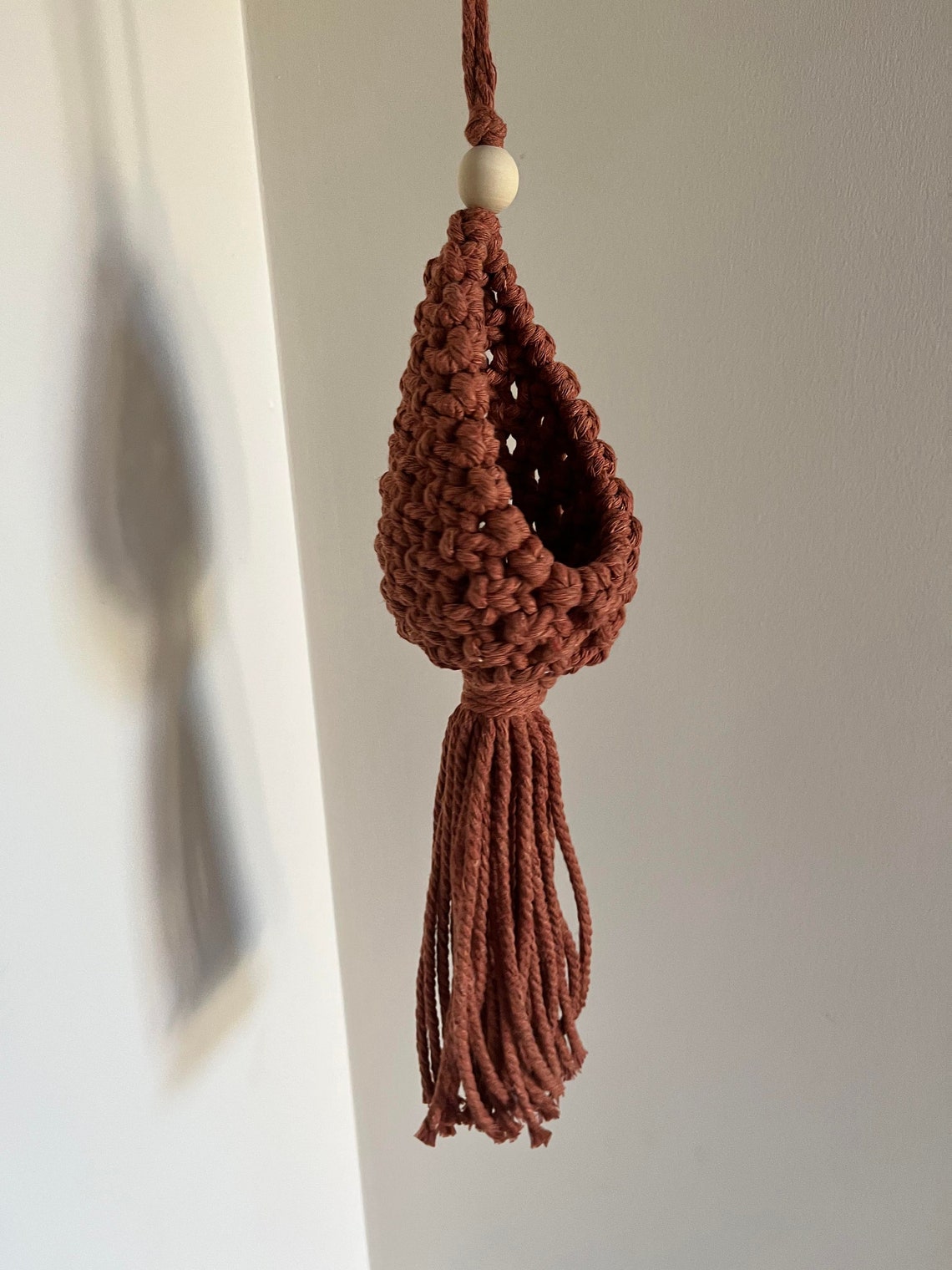 Macrame Pod / Macrame Planter Pod / Macrame Plant Hanger / - Etsy