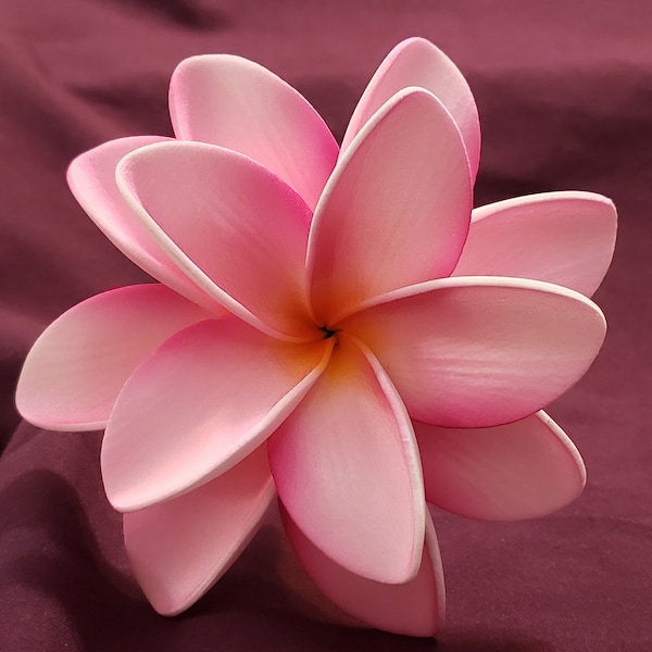 Pink Hair Flower - Etsy