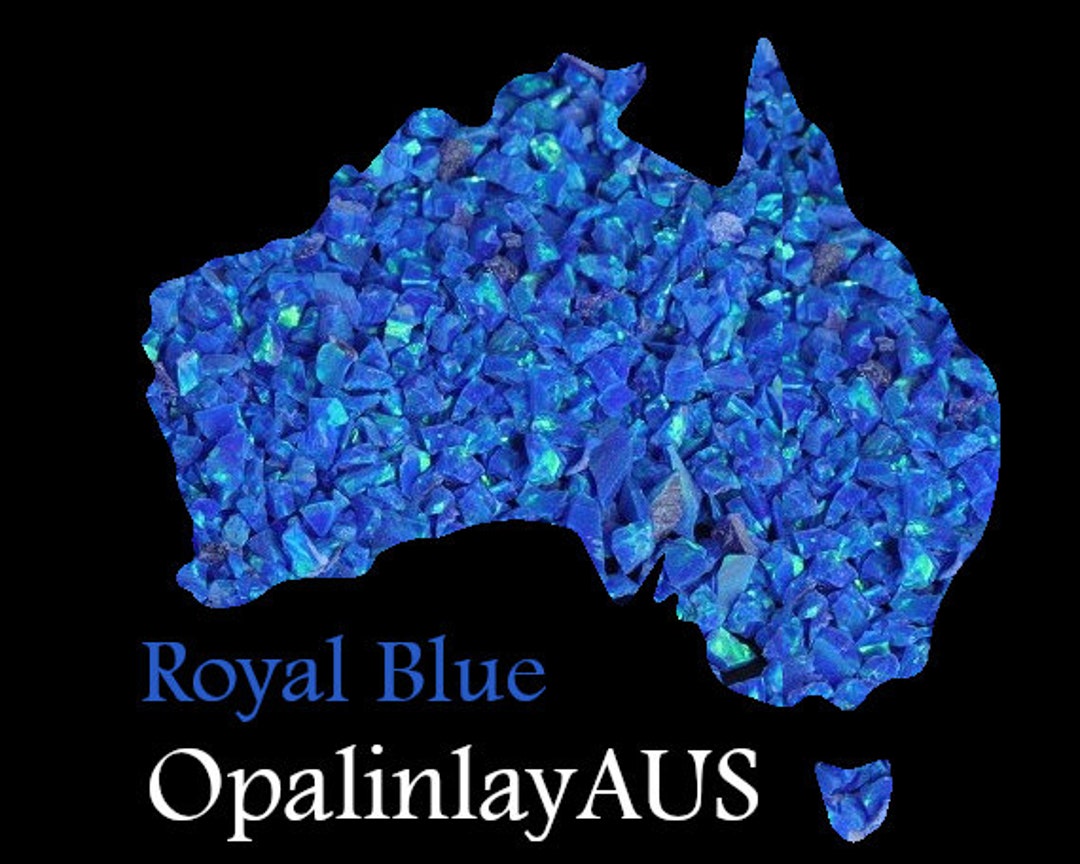 Royal Blue / Crushed Opal / Blue Opal / Inlay Opal / Jewellery Making ...