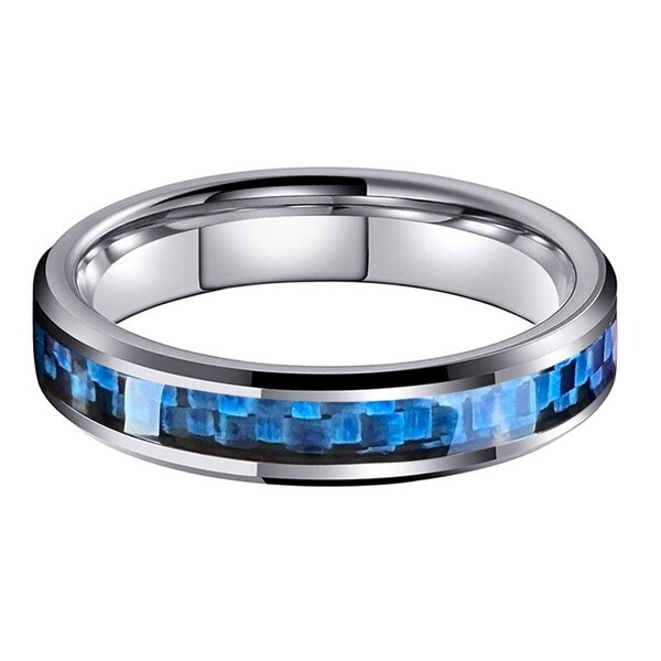 Blue Inlay Ring - Etsy