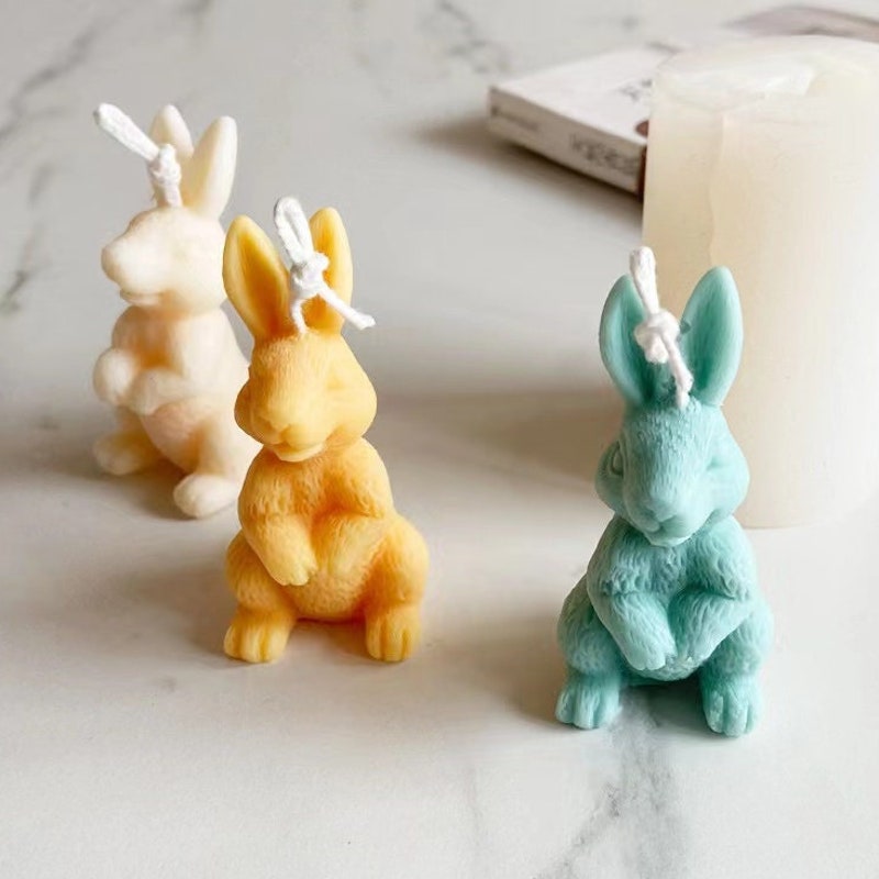Bunny Candle - Etsy