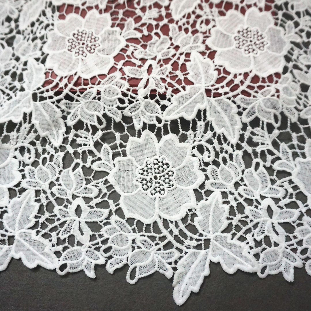 Flower Lace Embroidery Fabric,floral Lace,embroidered Lace,lace Fabric ...