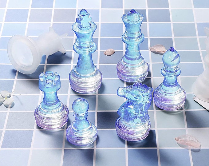 CHESS PIECES GAME Chocolate Candy Mold Craft Supply - Etsy