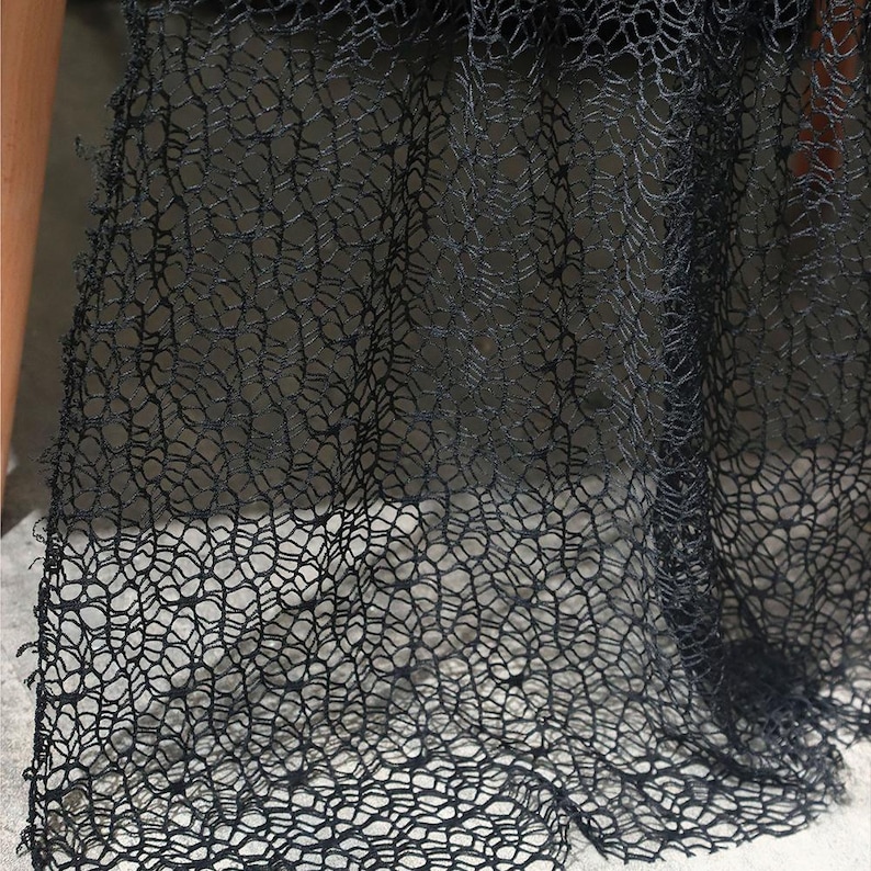 Solid Lace Fabric,mesh Fabric,hollow Fabric,curtain Fabric,crochet ...