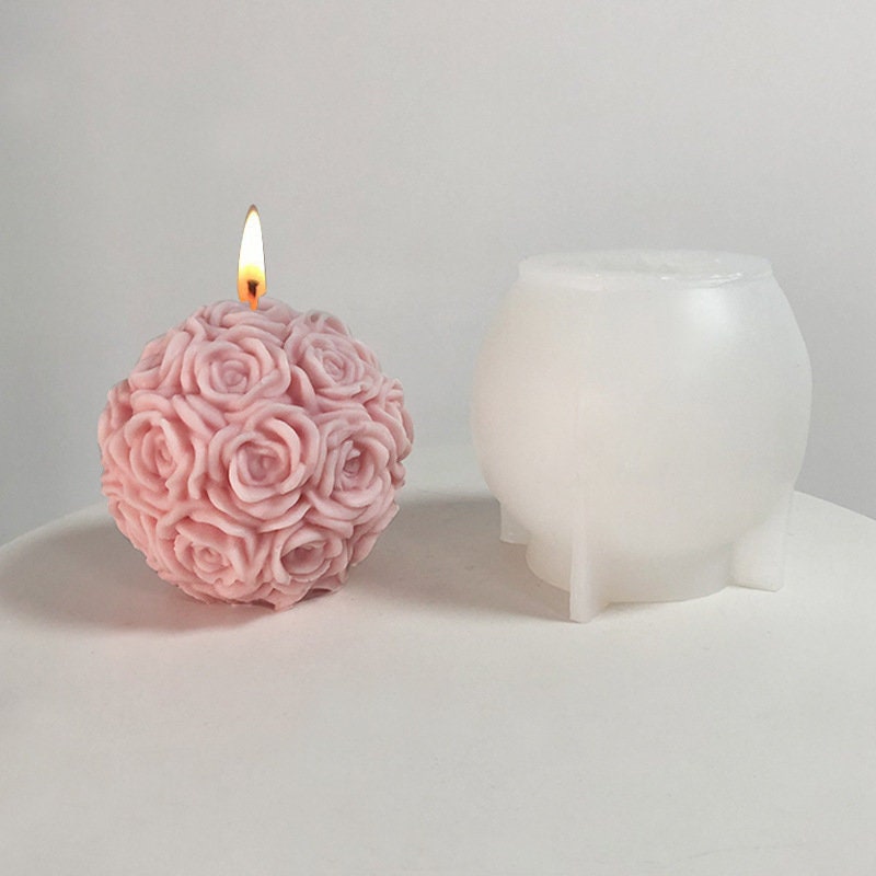 Rose Candle - Etsy