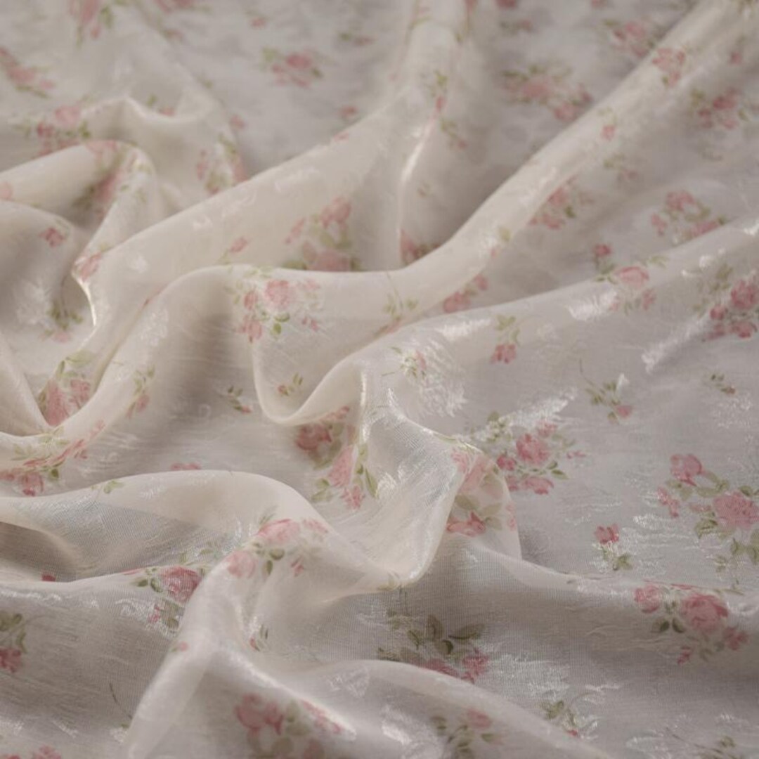 Flower Chiffon Fabric,clothes Fabric,summer Dress Fabric,floral Fabric ...