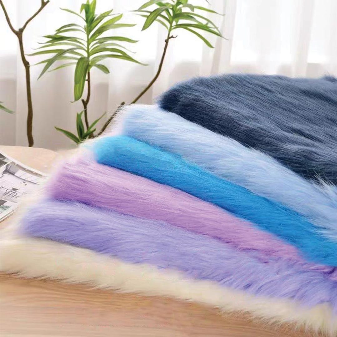 Long Pile Fabric,fursuit Material,minky Fabric,upholstery Fabric,solid ...