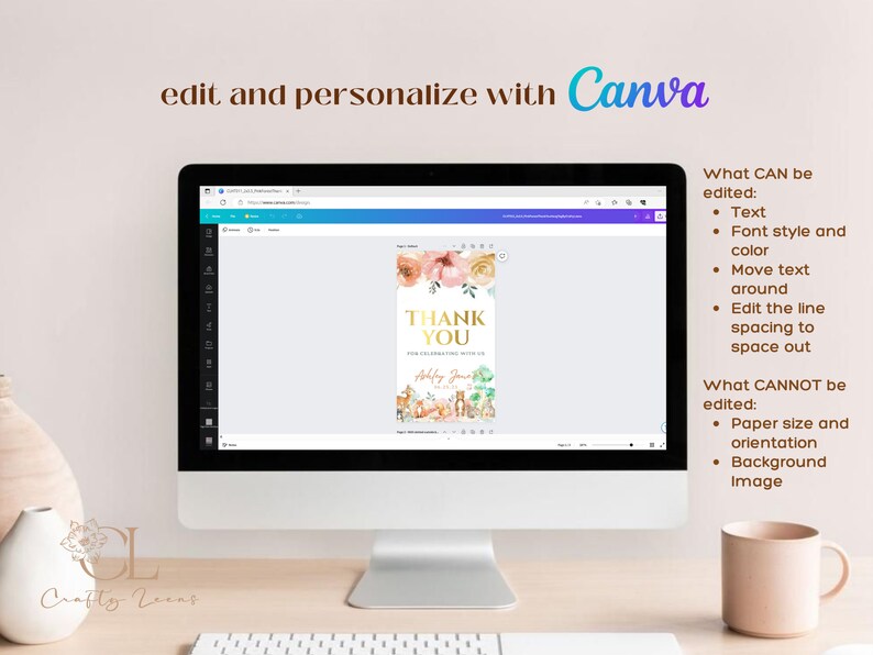 EDITABLE Gift Souvenir Tag Printable Party Favor Tags Thank - Etsy