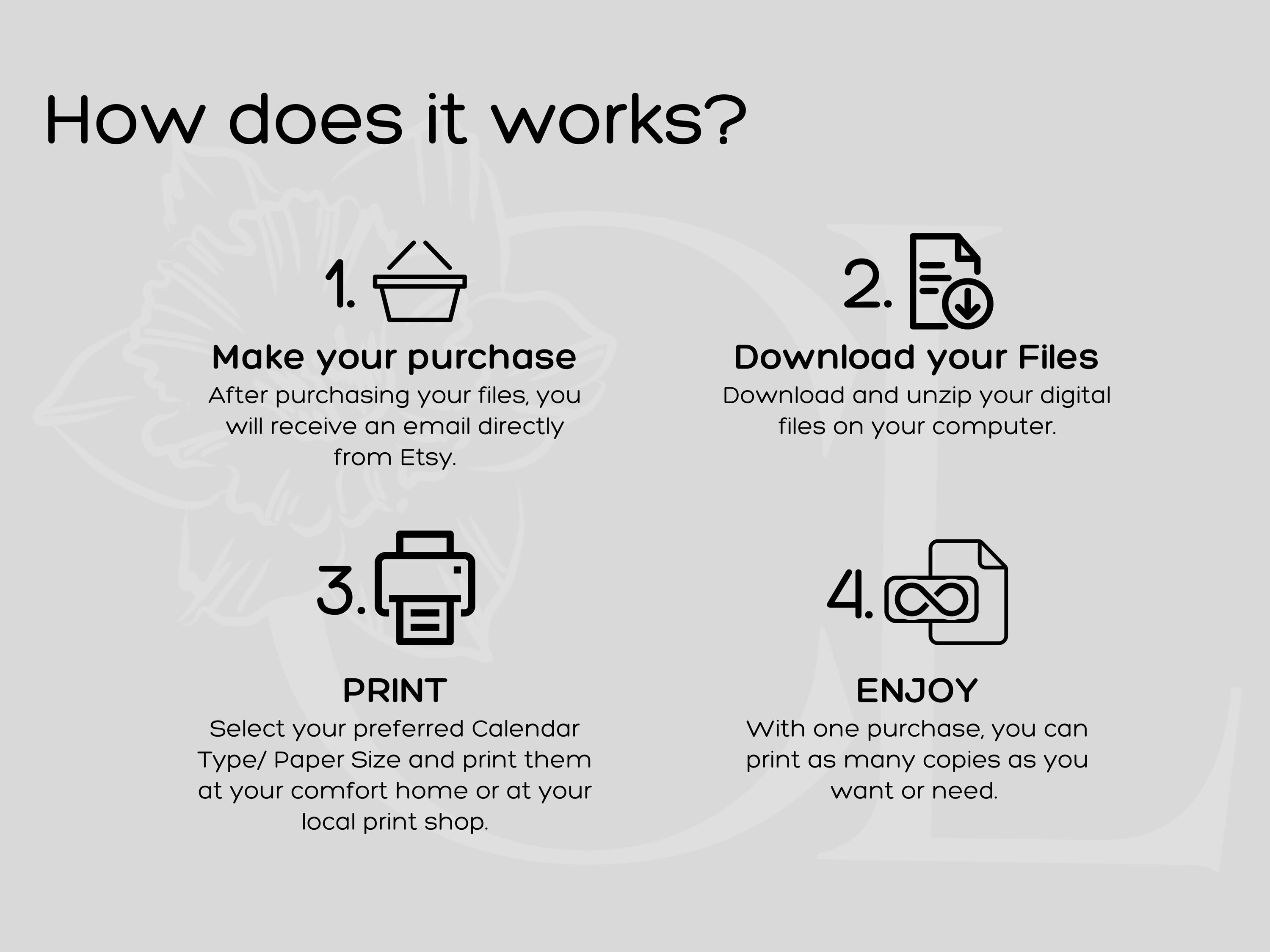 2025 Calendar Printable Earth Terracotta 3x3 Monthly Calendar Desk ...