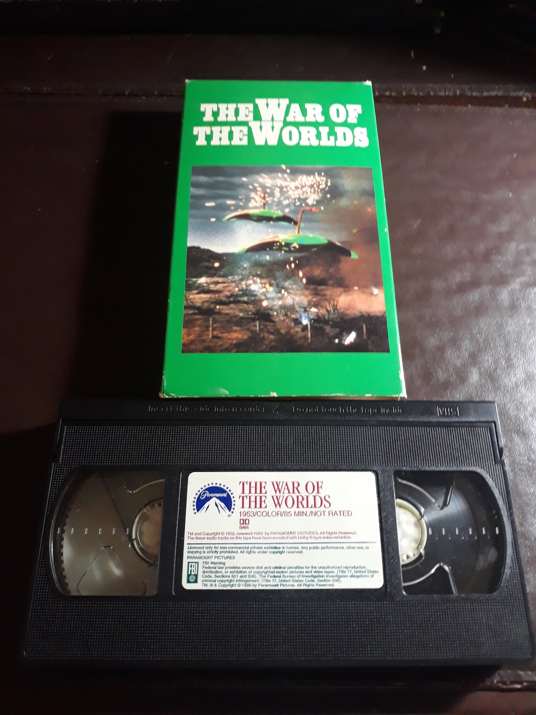 VHS Video of the War of the Worlds 1952 Version - Etsy