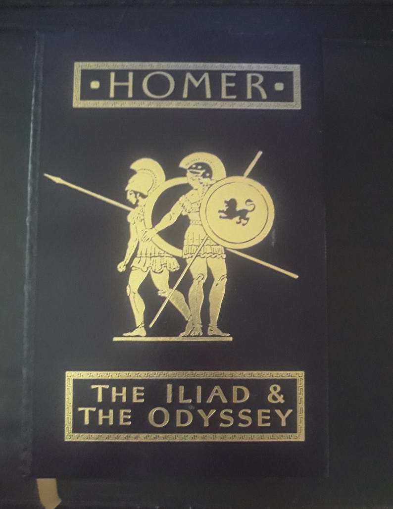 The Iliad and the Odyssey by Homer - Etsy