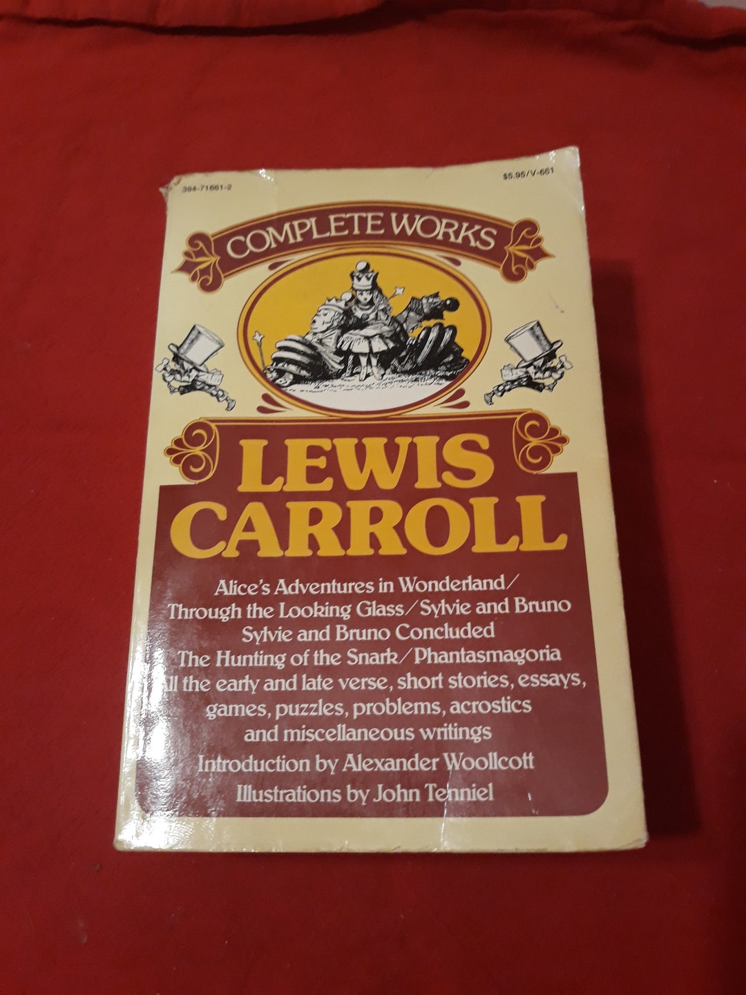 1976 Reprint of The1937 Edition of the Complete Works Lewis Carroll ...
