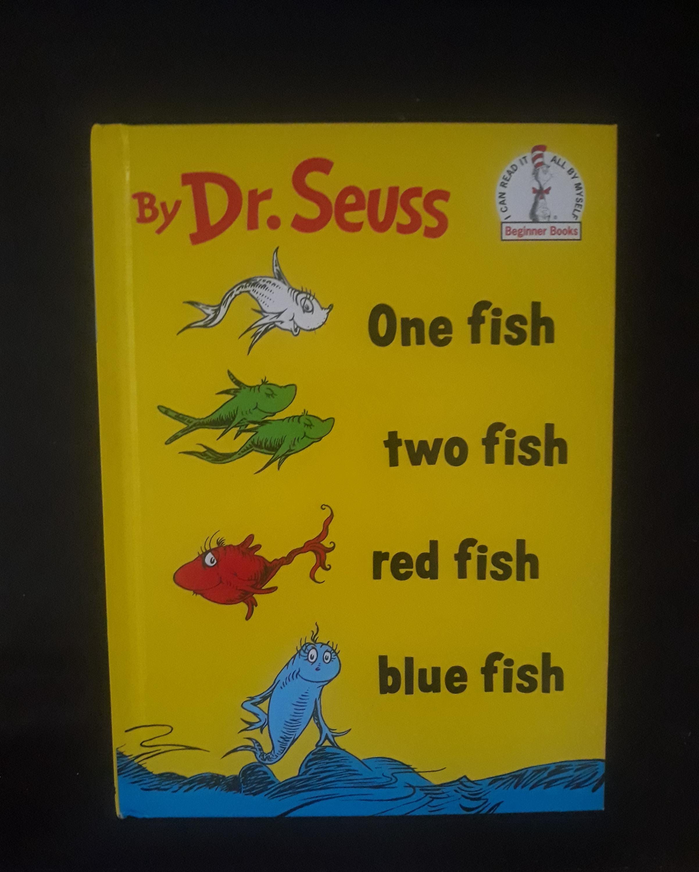 Dr. Seuss' One Fish Two Fish Red Fish Blue Fish - Etsy
