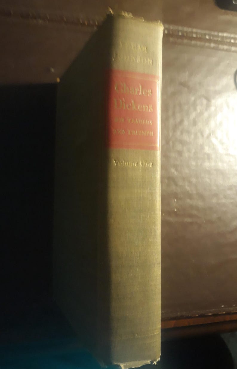 Charles Dickens His Tragedy and Triumph Vol. 1 - Etsy