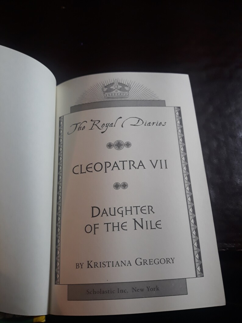 The Royal Diaries Cleopatra VII Daughter of the Nile - Etsy