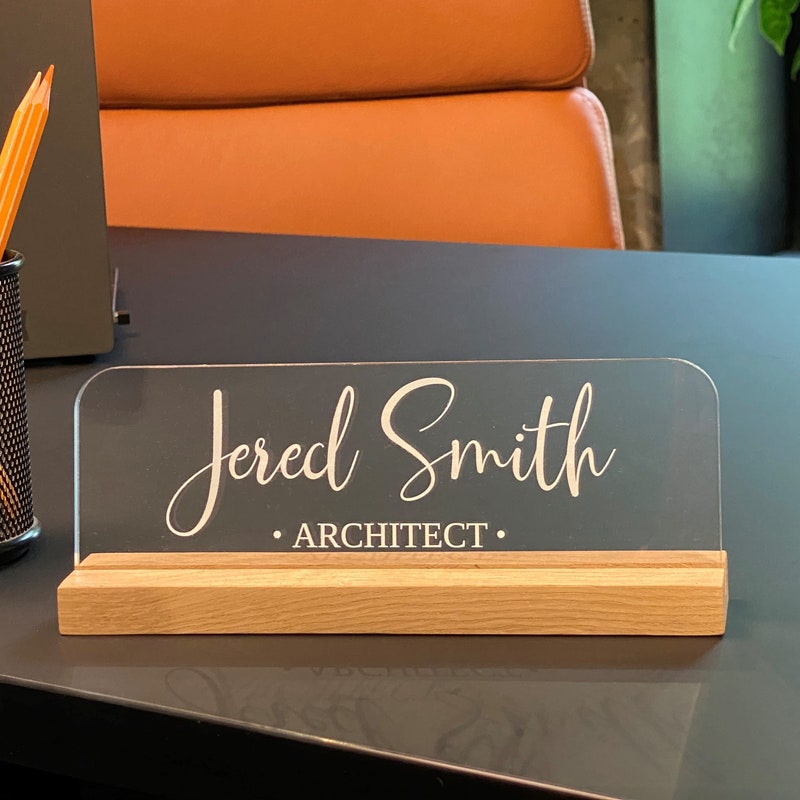 Desk Plate - Etsy