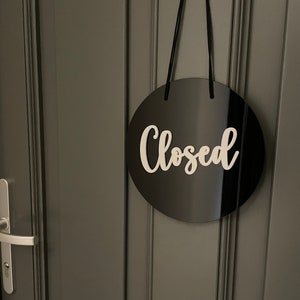 Open Closed Sign, Business Sign, Door Sign, Open Closed Sign for ...