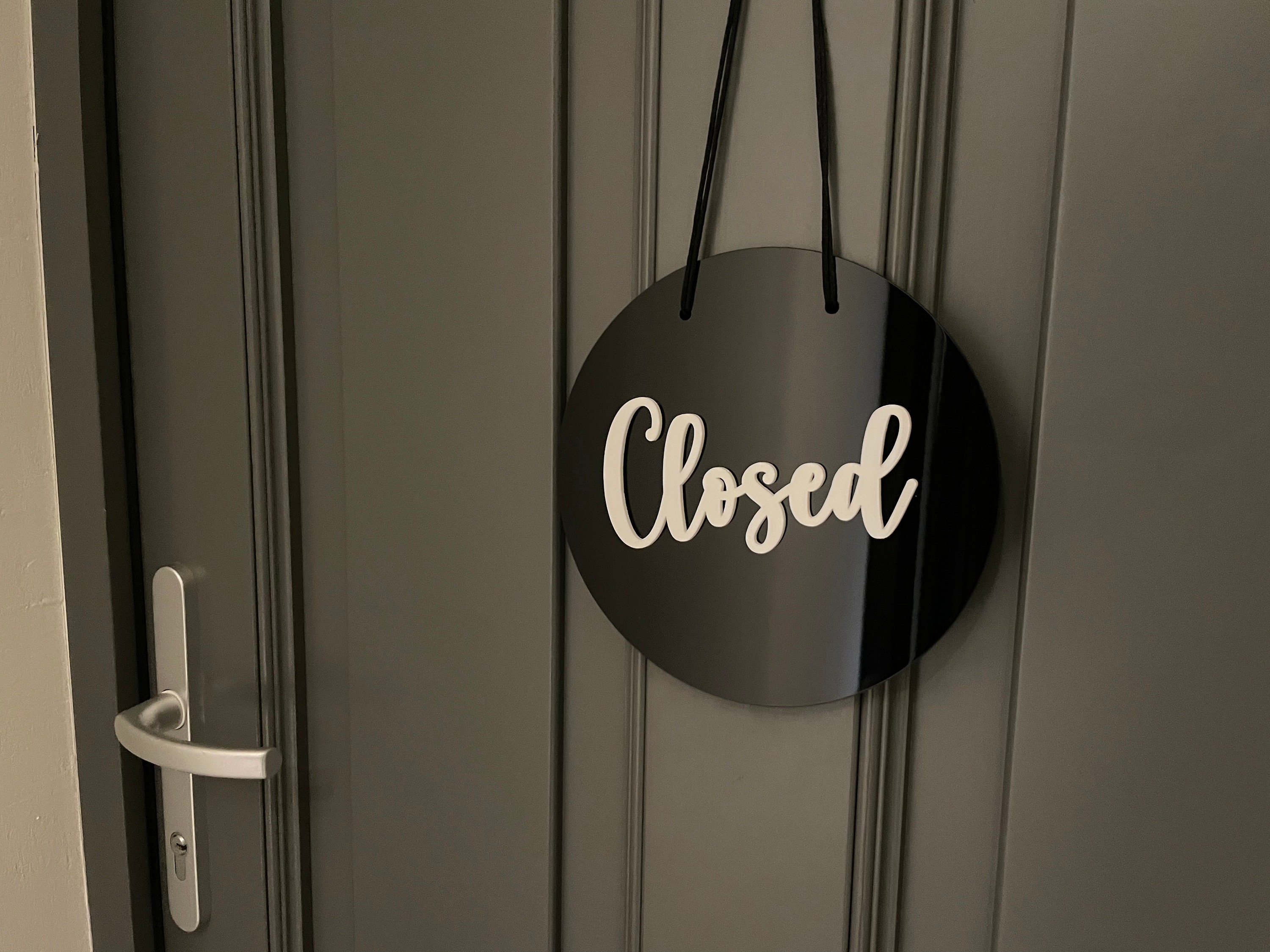 Open Closed Sign Business Sign Door Sign Open Closed Sign - Etsy Singapore