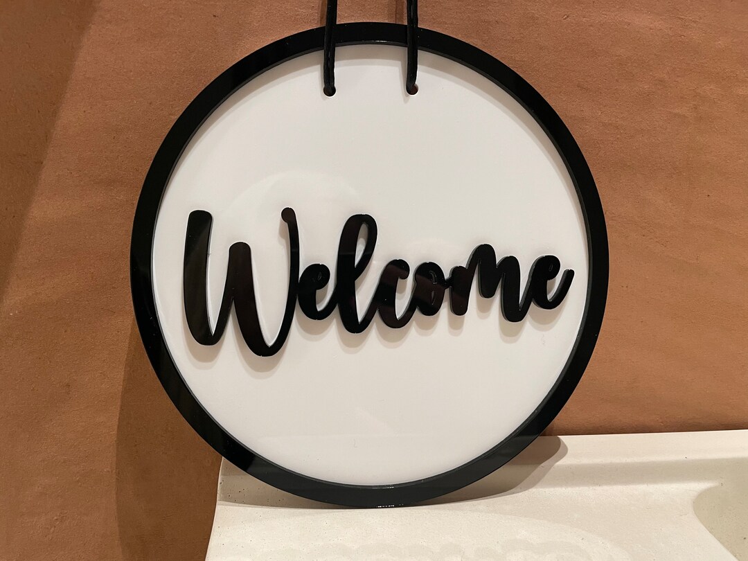 Welcome Sign, Door Welcome Sign, Door Sign, Welcome, Front Door Sign - Etsy