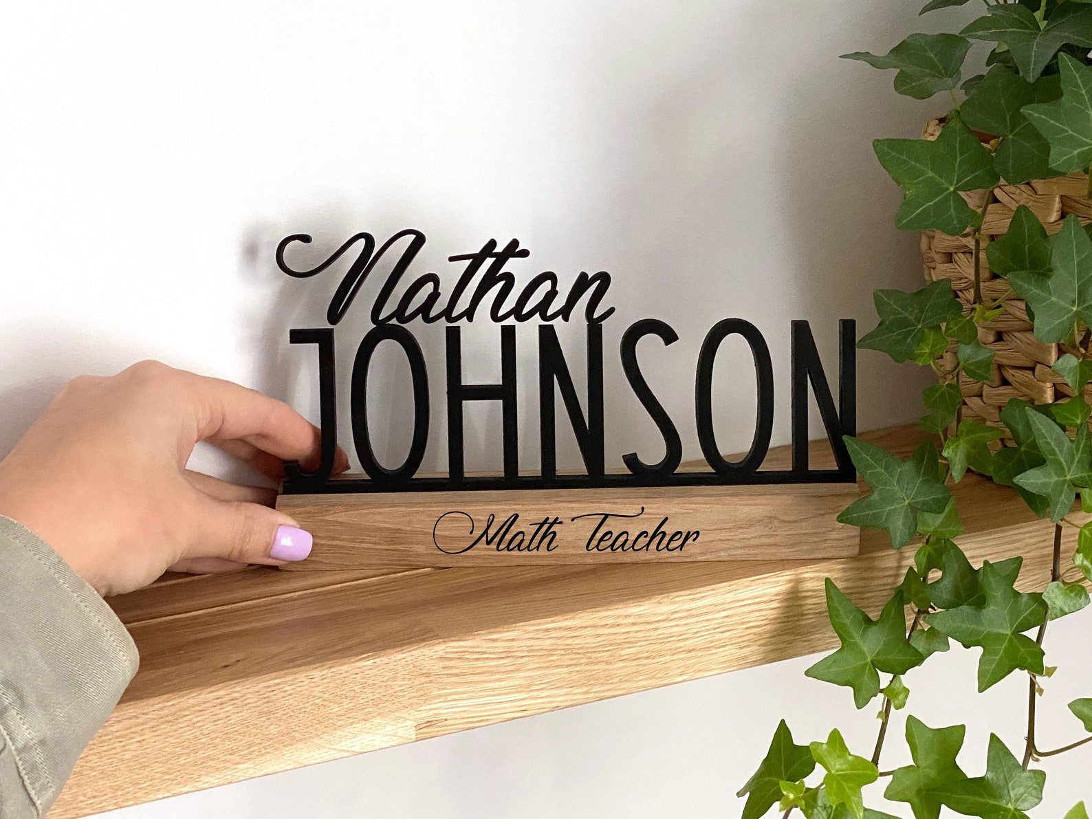 Teacher Name Sign Teacher Name Plate Teacher Gifts Teacher - Etsy
