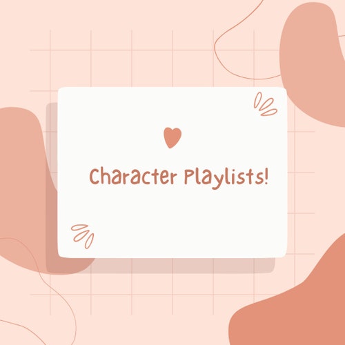 Custom Comfort Character Playlist Digital - Etsy