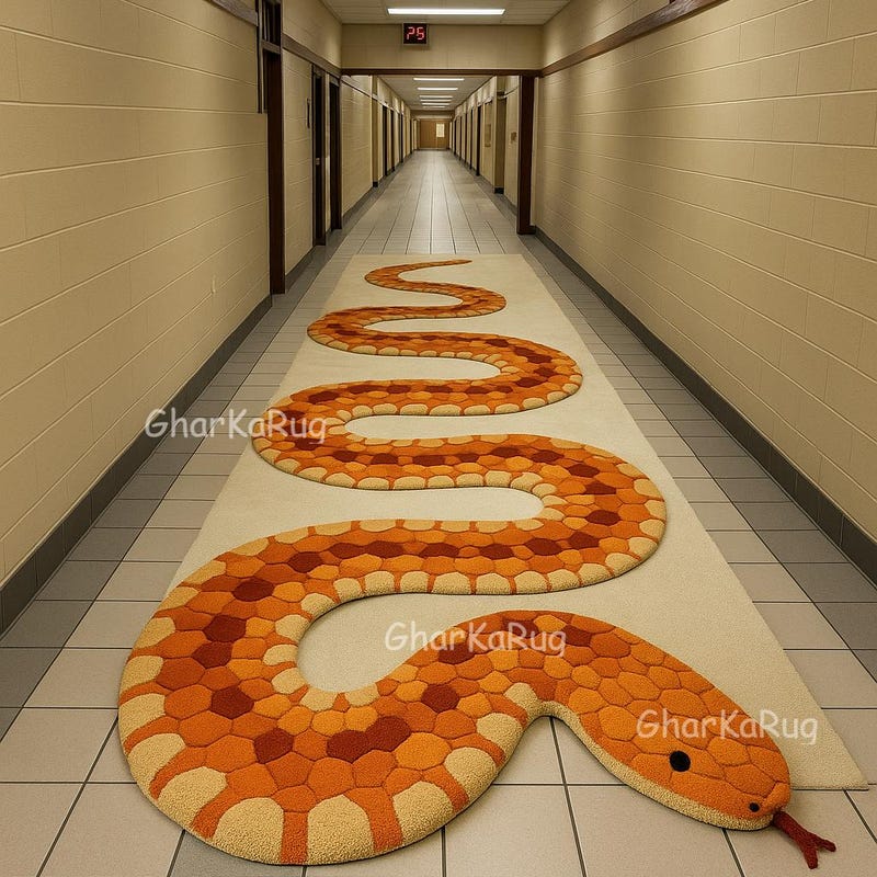 Snake Rug - Etsy