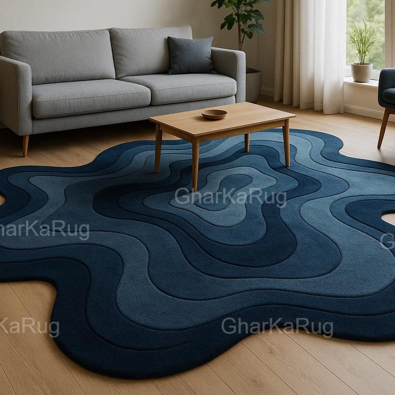 Blob Rug - Etsy