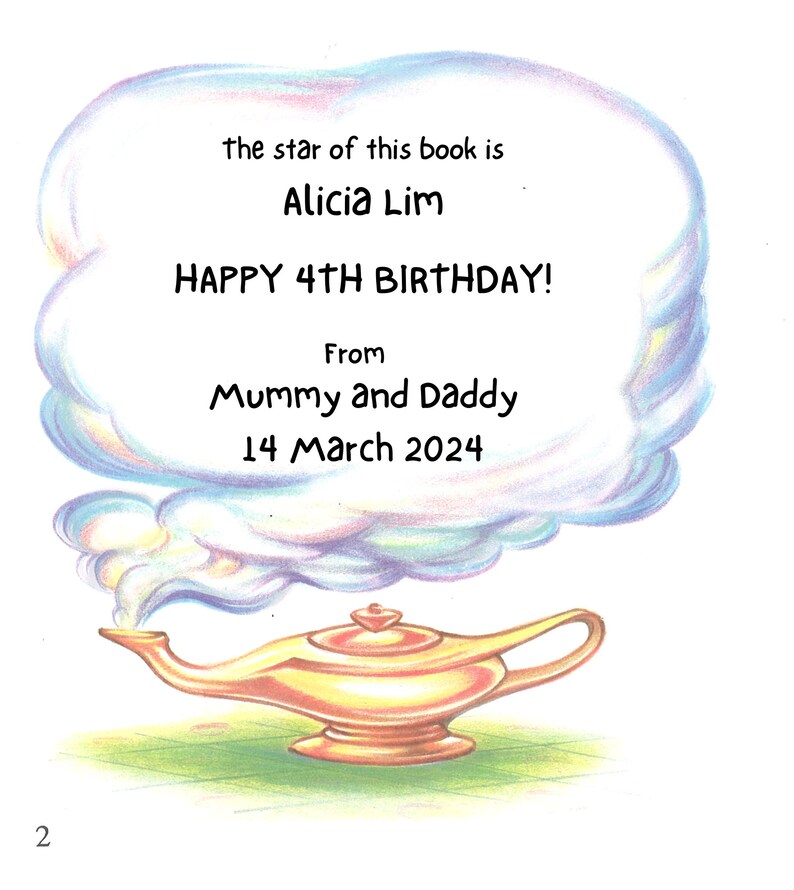 Personalized Birthday Wish Storybook for Kids Custom Name Children's ...