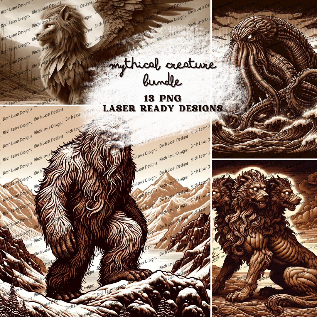 Mythical Creature Engraving Design File for Mythical Creature Engraving ...