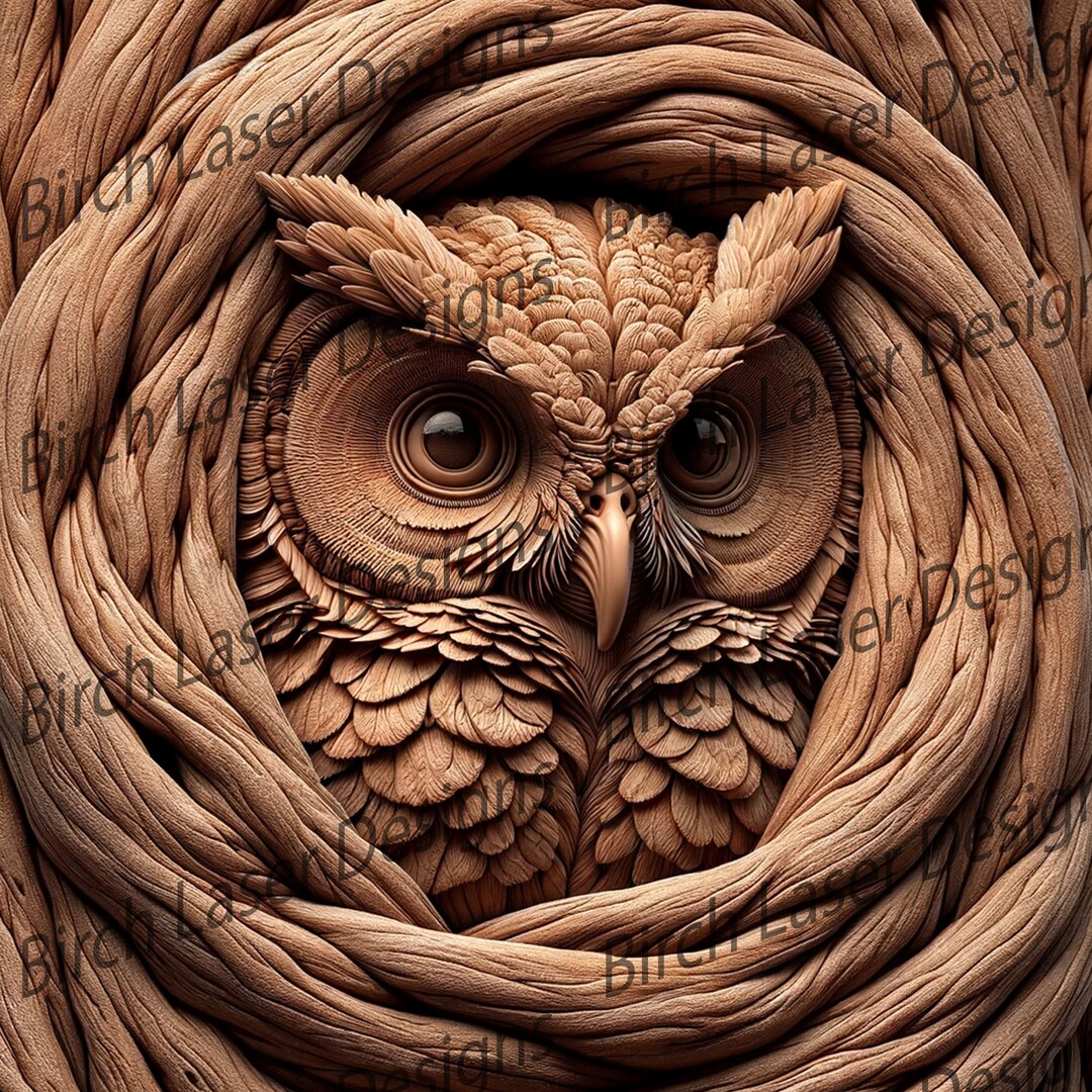 Animal Laser Burn PNG JPG 3D Illusion Engrave Laser Ready Lightburn ...