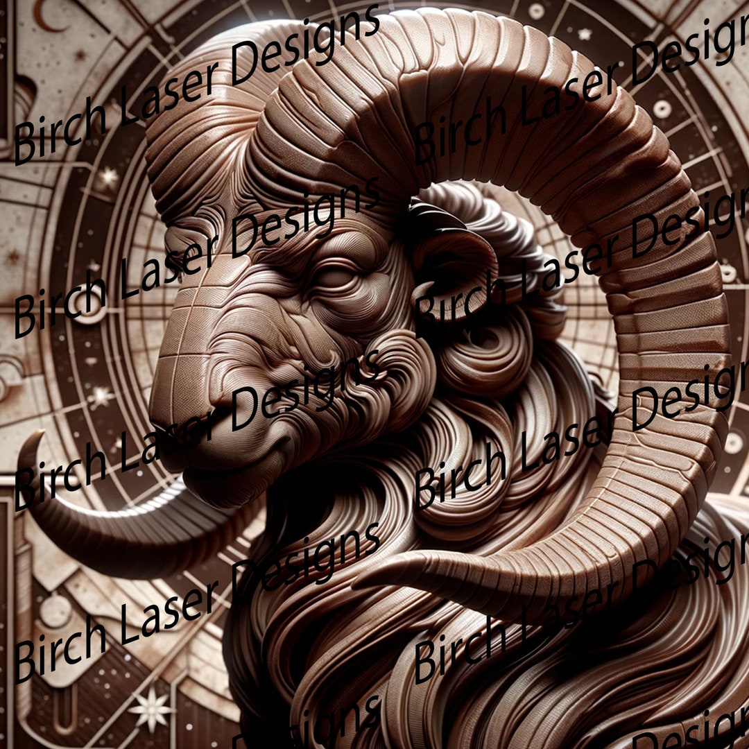 Aries Zodiac Sign Engraving Design File for Aries Gift for Aries ...