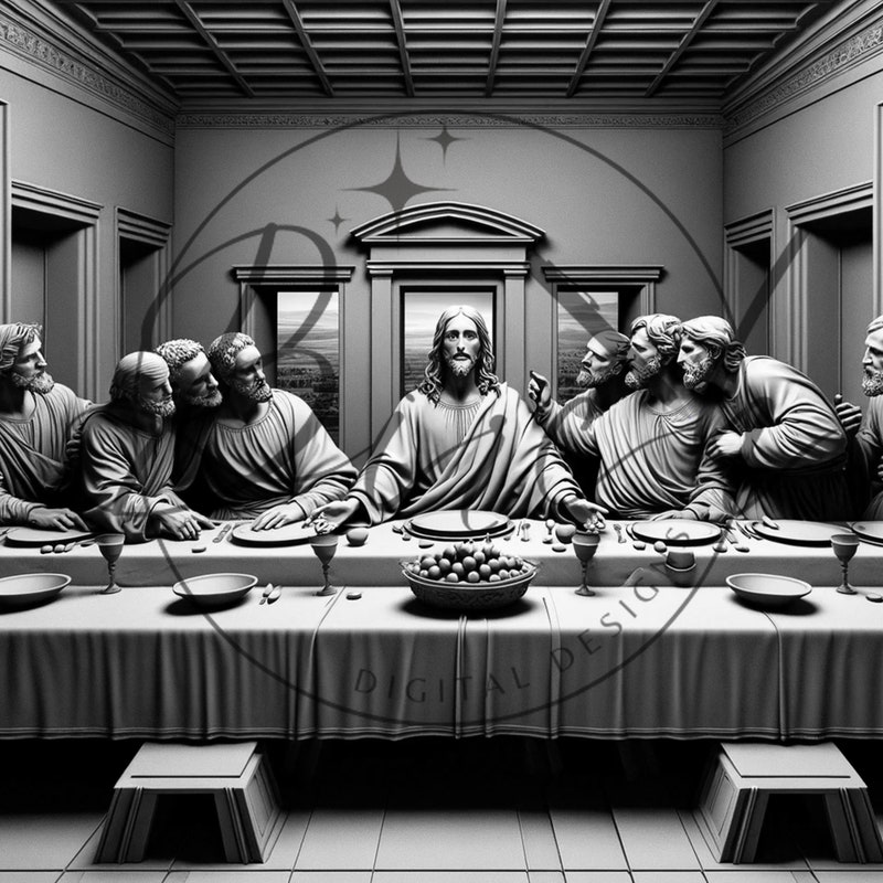 3d Last Supper - Etsy