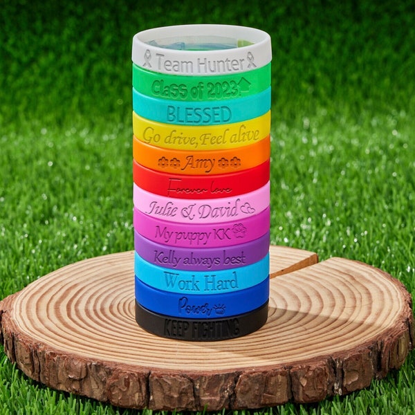 Rubber Bracelet - Etsy