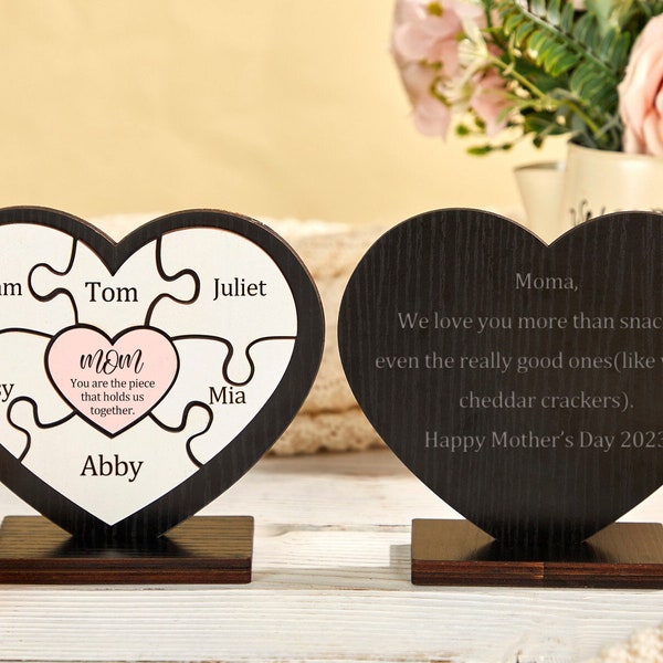 Wooden Heart Puzzles - Etsy