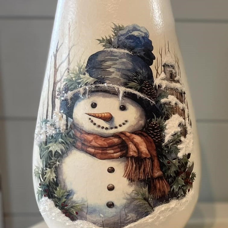 Christmas Vase - Etsy