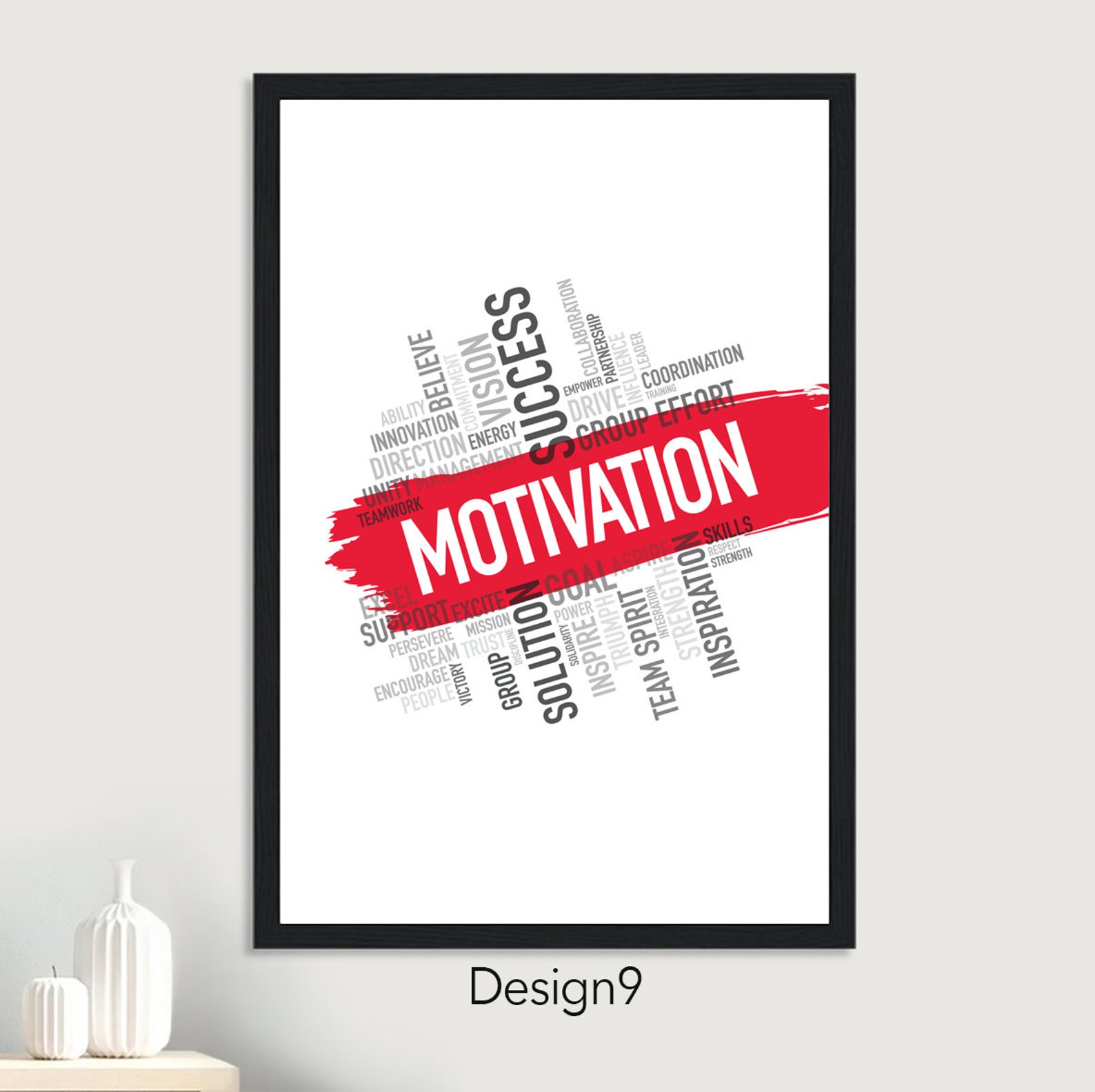 Motivational Wall Art Office Decor Poster Inspirational Wall Print ...