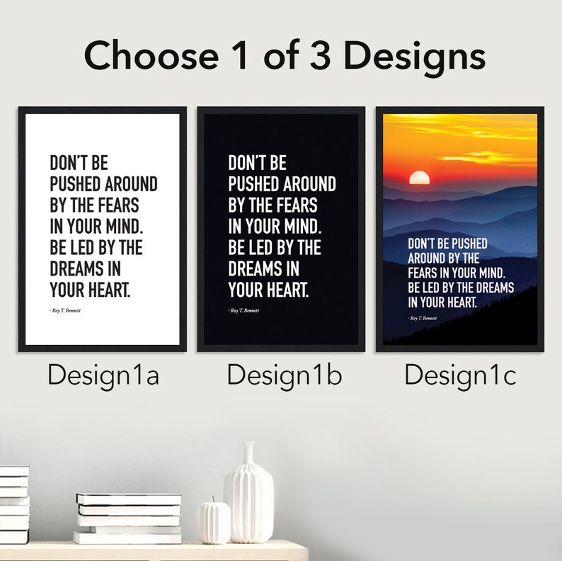 Motivational Wall Art Office Decor Poster Inspirational Wall Print ...