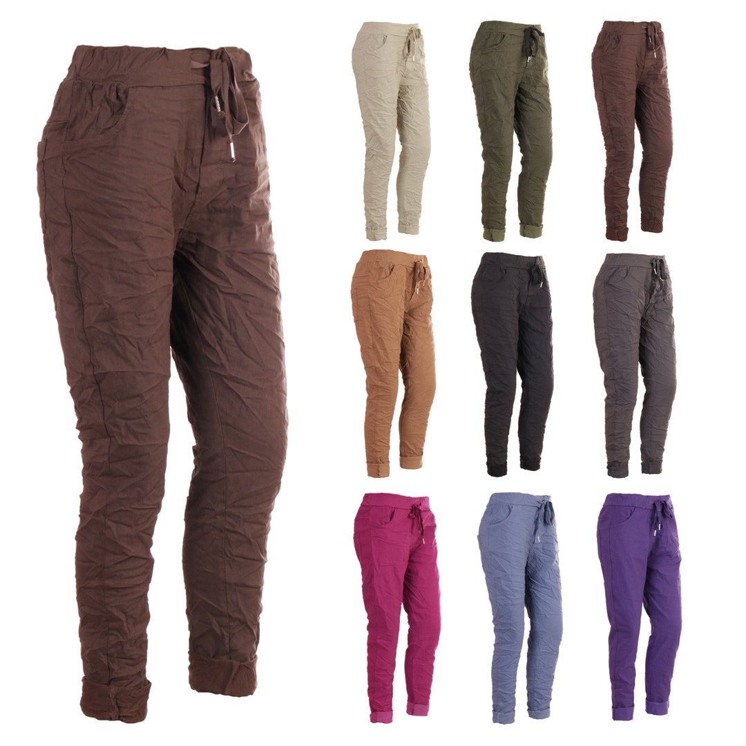 Nexfave® Italian Magic Trousers for Women UK - Ladies Stretch Pants ...